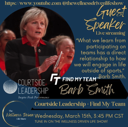 Barb Smith Visits The Wellness Driven Life Show with April Chavez - Find My Team